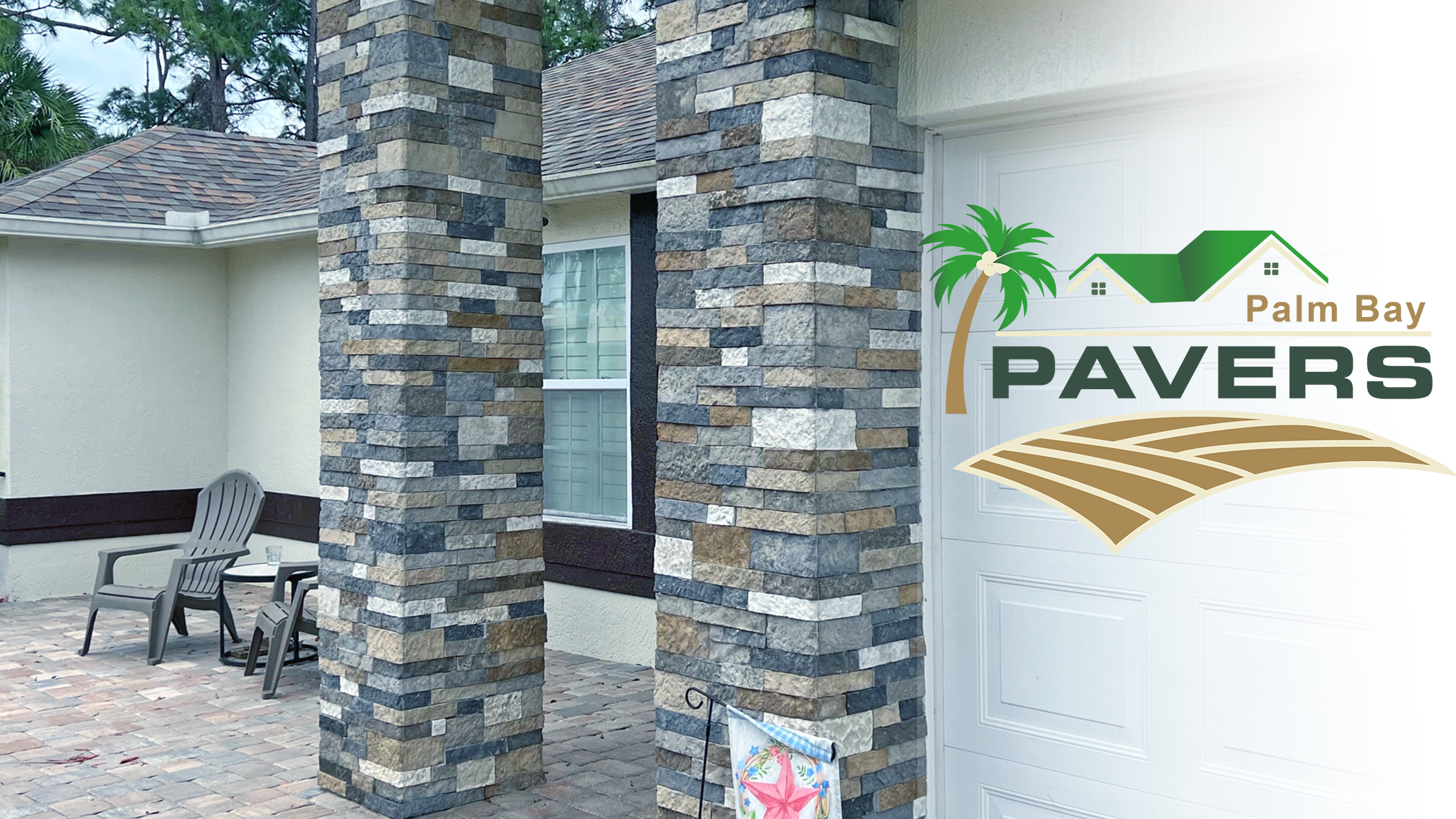 Ledgestone Veneer | Outdoor Stone Columns Installers Palm Bay